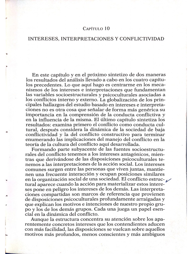 Capítulo 10 Marc Howard Ross | PDF