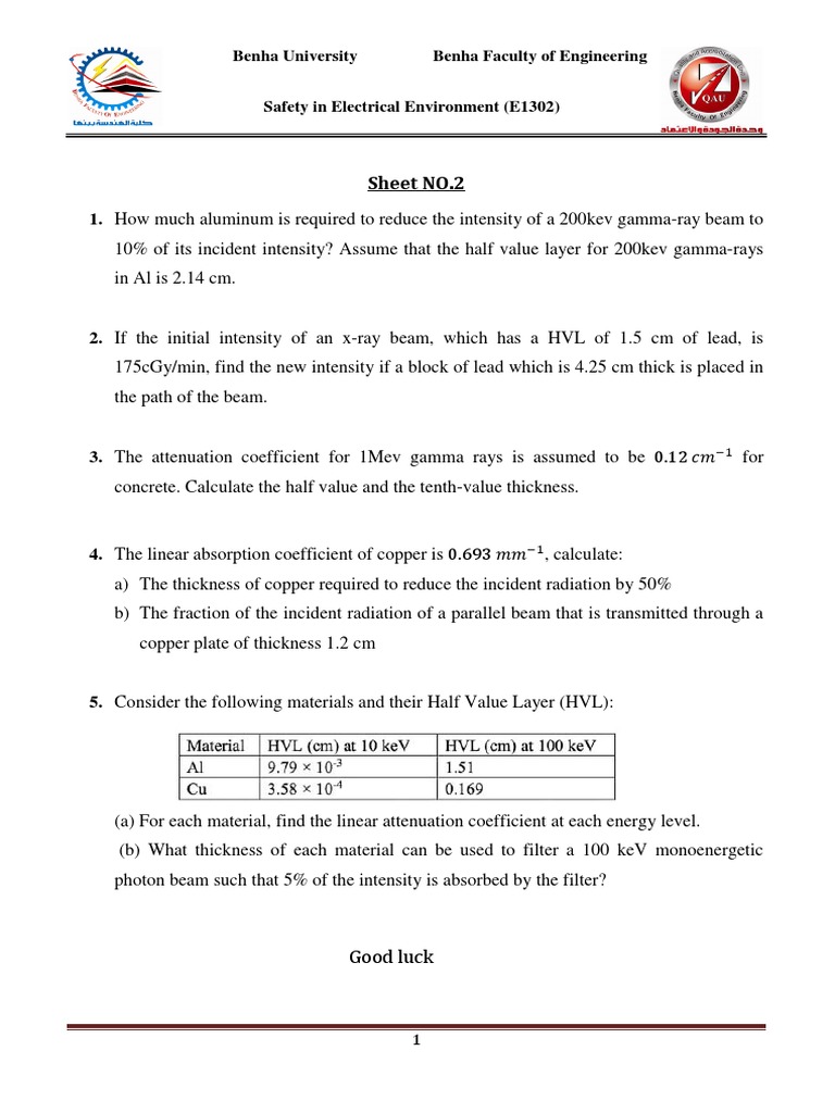 Electrical Safety-Sheet 2 | PDF