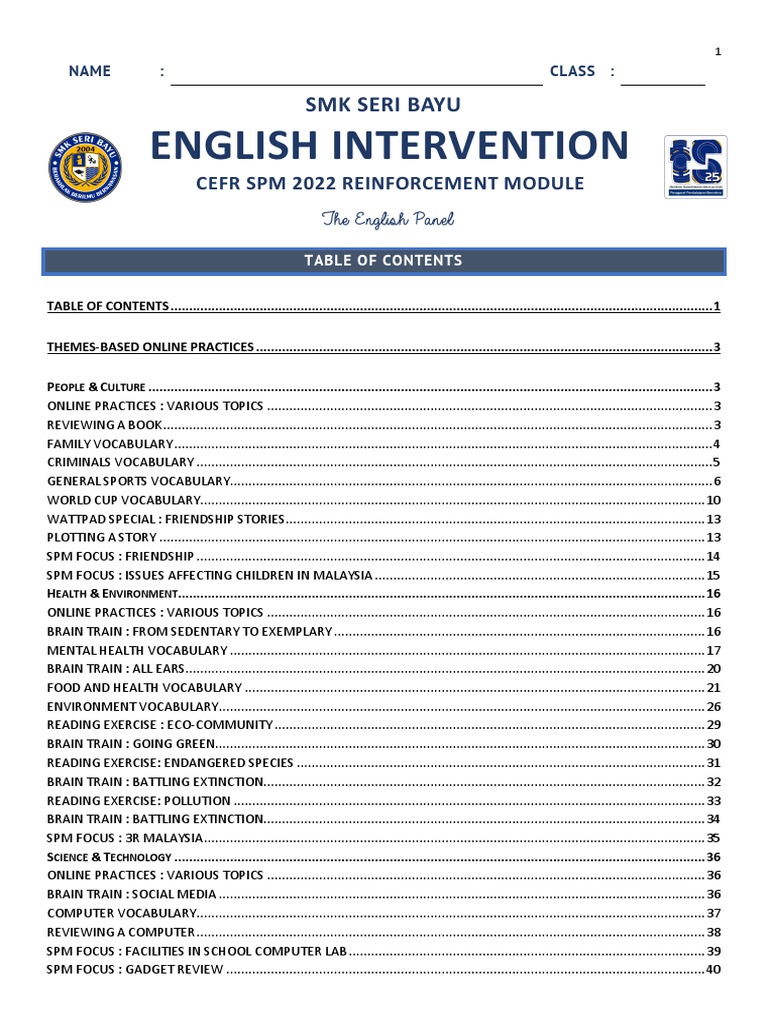 English Intervention (Printable) | PDF | Fifa World Cup | Family