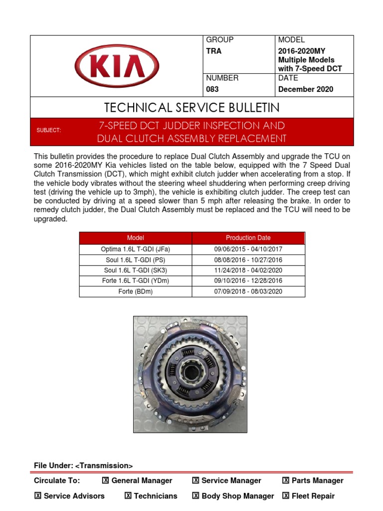 DCT Kia Soul | PDF