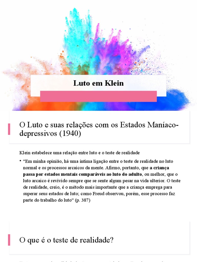 Luto em Klein | PDF