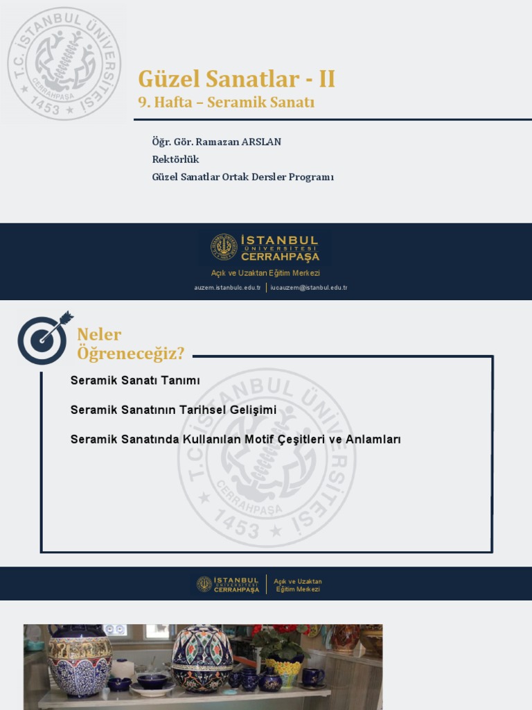 Güzel Sanatlar. 9. Hafta | PDF