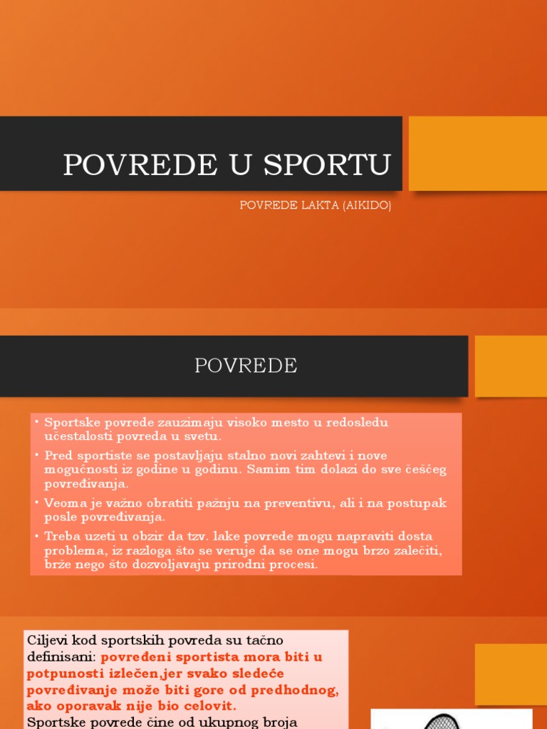 Povrede U Sportu | PDF
