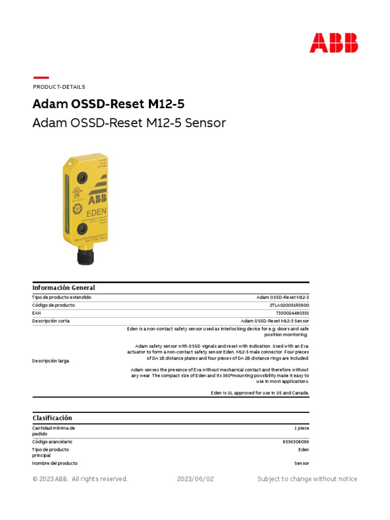 2TLA020051R5600-adam-ossd-reset-m12-5 | PDF | Sector secundario de la ...