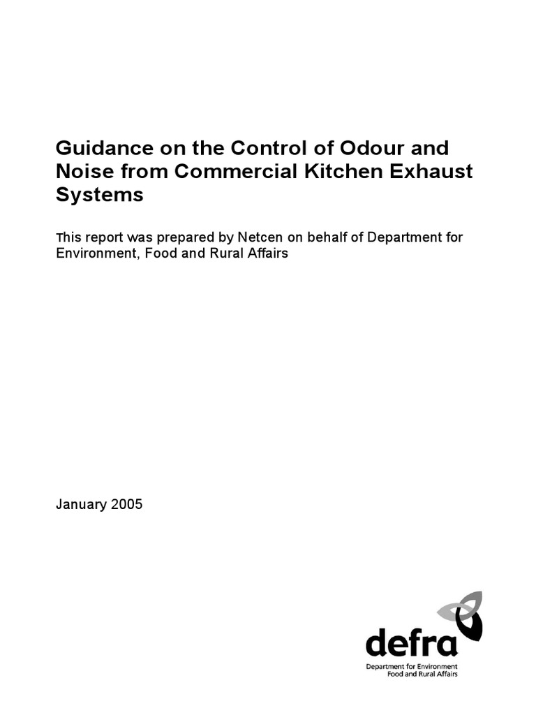 21 Kitchen MV - 2 UK Guidance On The Control of Odour and Noise From ...