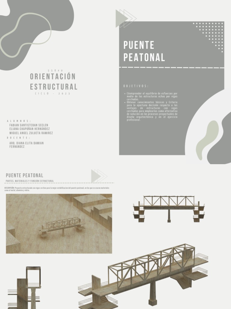Puente Peatonal | PDF