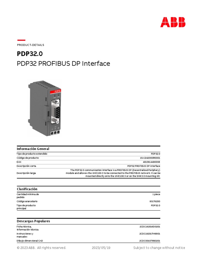 ABB 1SAJ242000R0001-pdp32-0 | PDF | Procesos de negocio