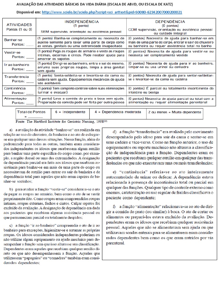 escala katz e Lowton_Brody | PDF