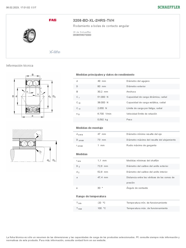 3208 BD XL 2HRS TVH | PDF | Cantidades fisicas | Bienes manufacturados