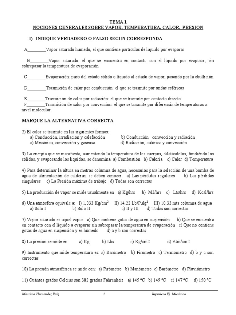 Preguntas para Examen | PDF
