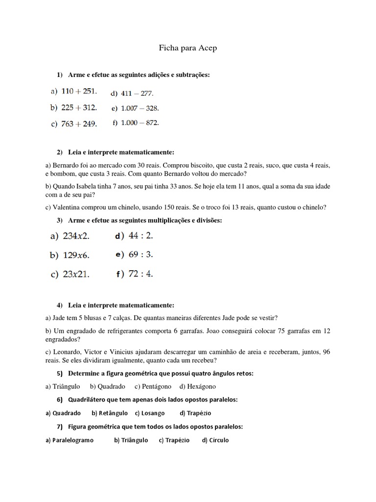 Ficha para Acep | PDF