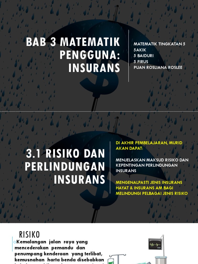 Math t5b3 Insurans | PDF