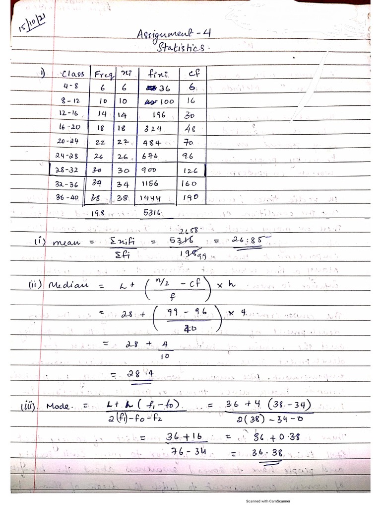 Assignment 4 Maths | PDF