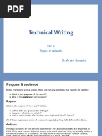 Technical Report Writing Guide | PDF | Specification (Technical Standard)