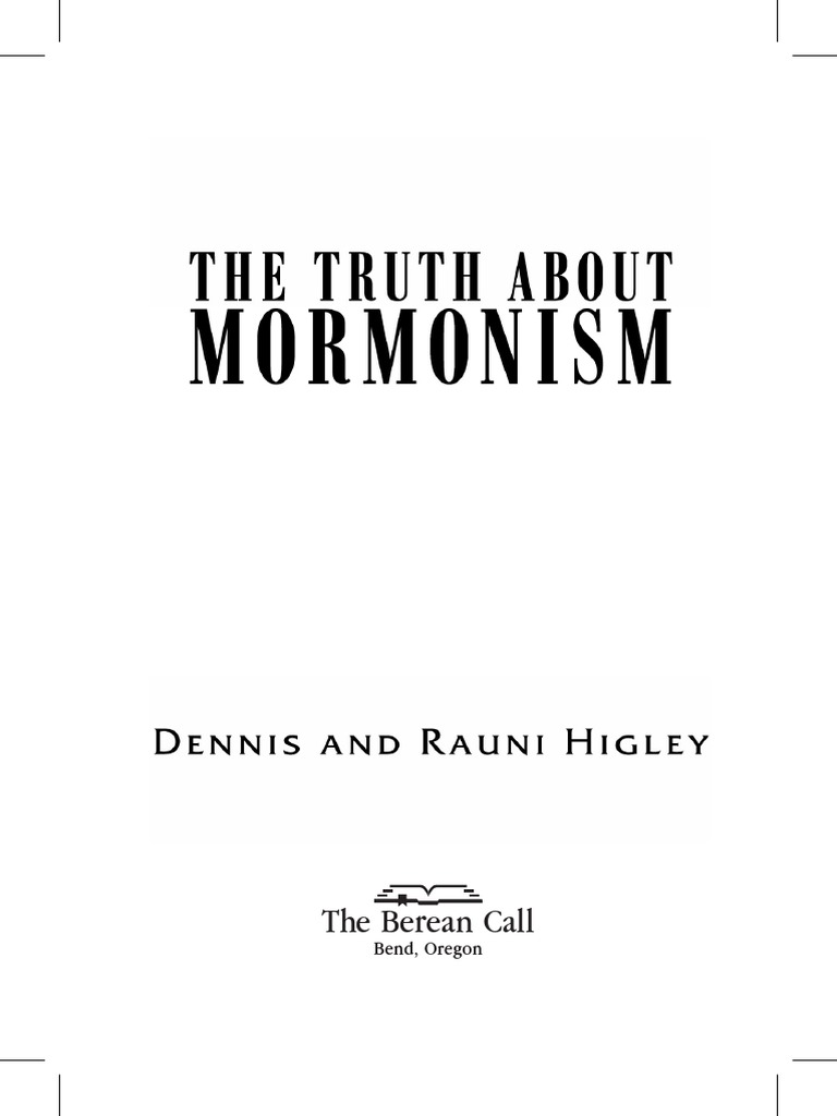 The Truth About Mormonism Pdf Mormonism And Polygamy Brigham Young