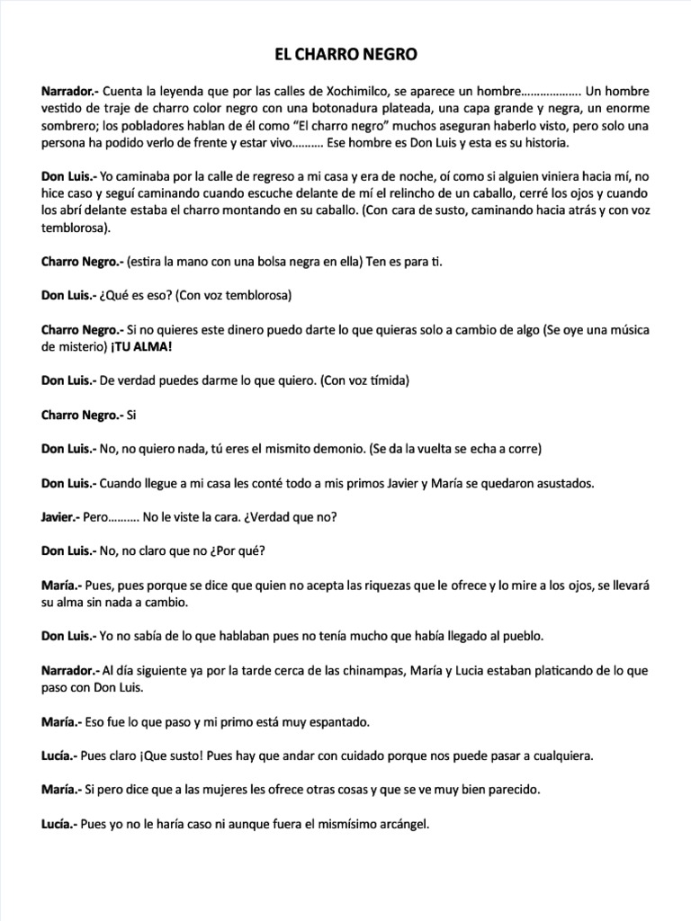 El Charro Negro | PDF | Novela negra, policíaca y suspenso | Poesía