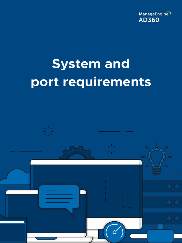 Ad360 Port and System Requirements | PDF | Port (Computer Networking) | Microsoft Exchange Server
