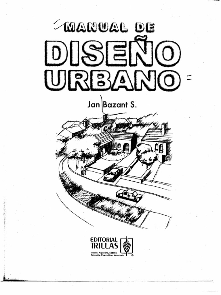 Manual de Diseno Urbano Jan Bazant S | PDF