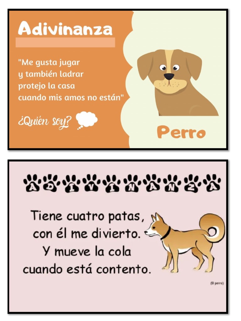 Adivinanzas de Perros | PDF