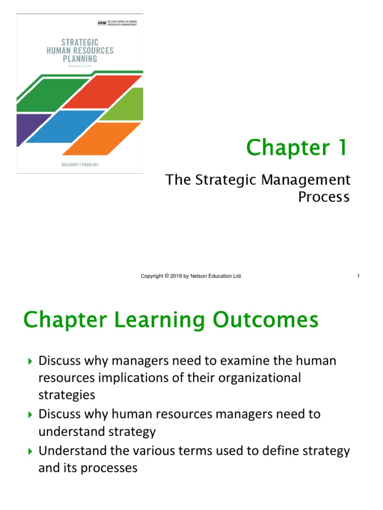 Chapter 1 | PDF | Strategic Management | Strategic Planning
