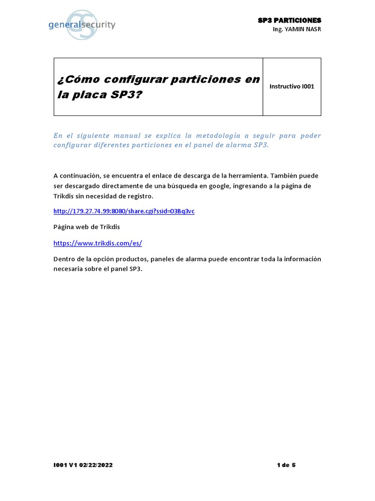 Configuracion SP3 Particiones | PDF | Informática | Software