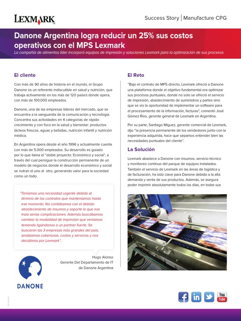 DANONE | PDF | Economias