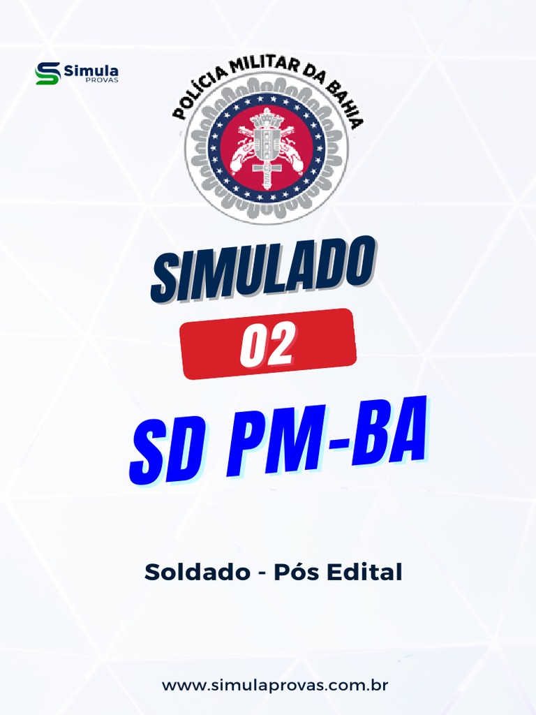 PMBA Soldado Simulado 02 | PDF