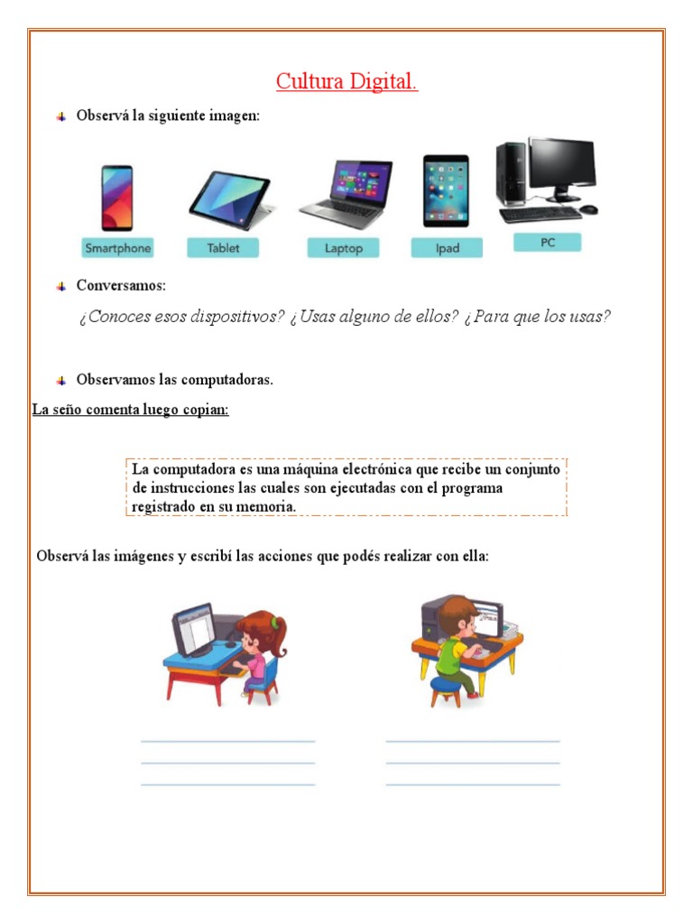 Educacion Digital Primer Secuencia | PDF | Informática | Tecnología