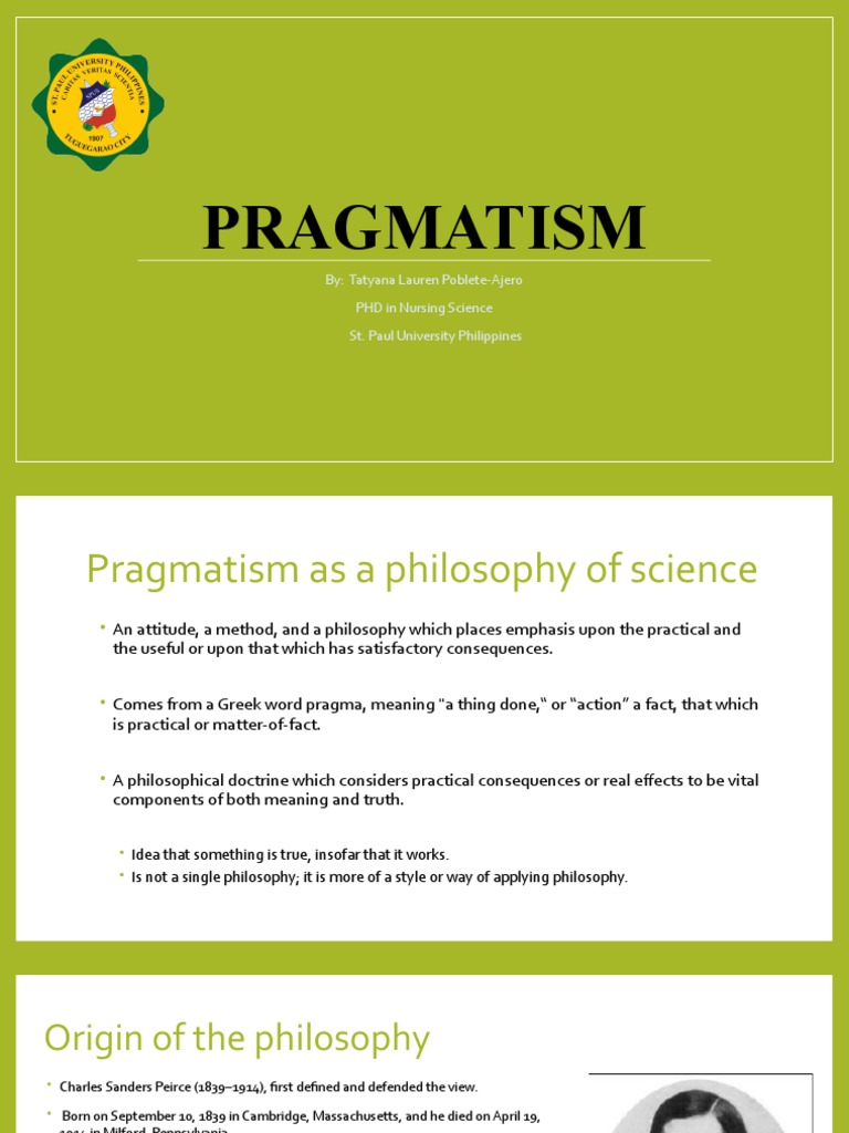 Pragmatism | Download Free PDF | Pragmatism | Theory Pragmatism | Download Free PDF | Pragmatism | Theory