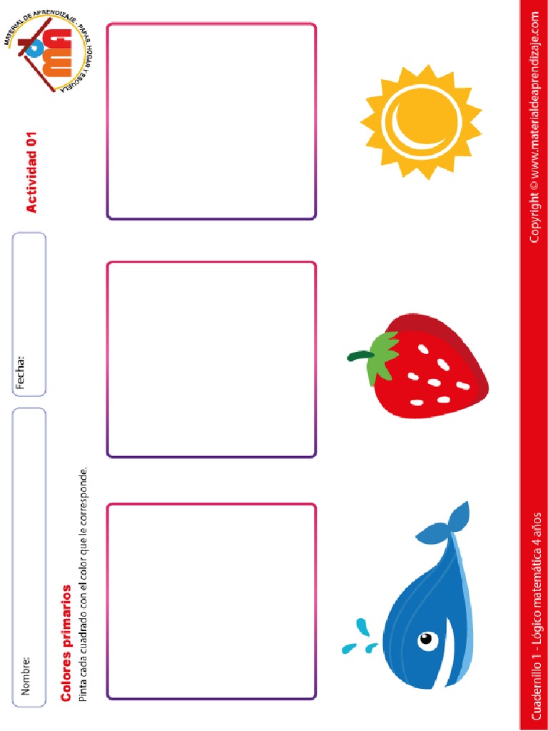 Actividad Colores | PDF
