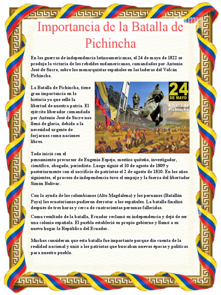 Batalla de Pichincha | PDF