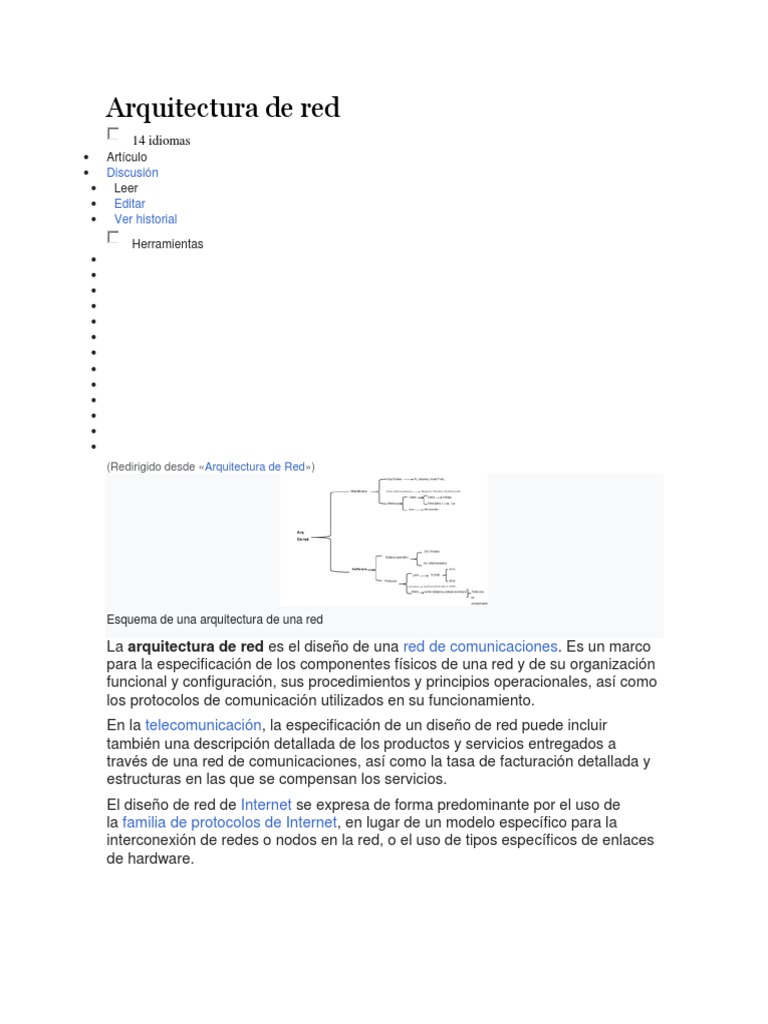 Arquitectura de Red | PDF | Red de arquitectura | Red de computadoras