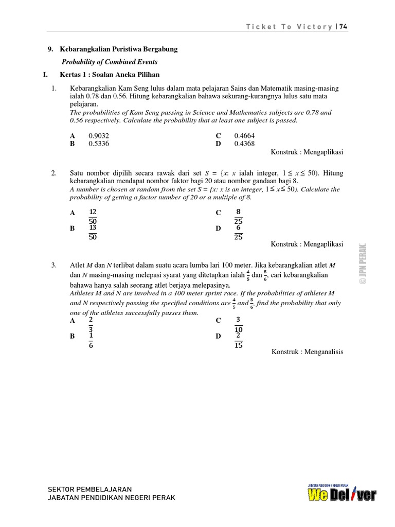 Exercise Chapter 9 (Set 2) | PDF