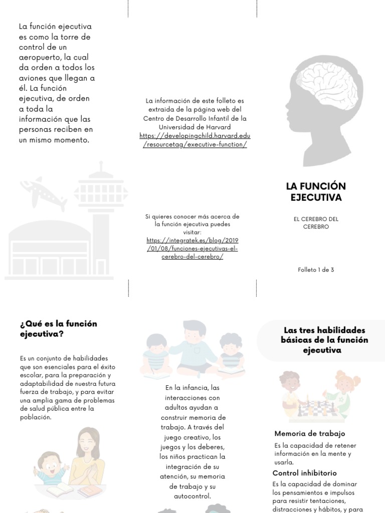 Funciones Ejecutivas 1 de 3 | PDF | Relaciones personales, crianza y desarrollo personal