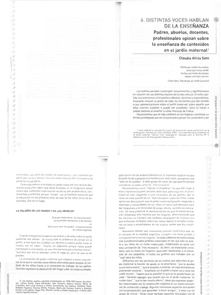 Pedagogia de La Crianza Cap6 7 y 8 | PDF