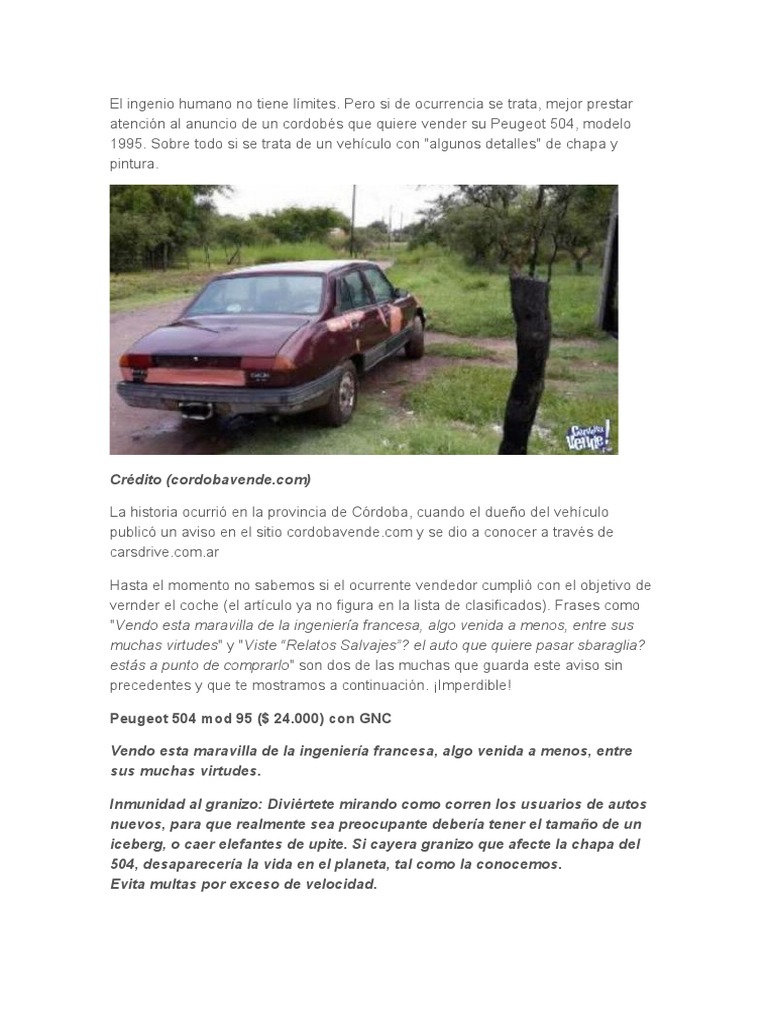 El Ingenio Humano No Tiene Límites | PDF | Vehículos | Vehículo de motor