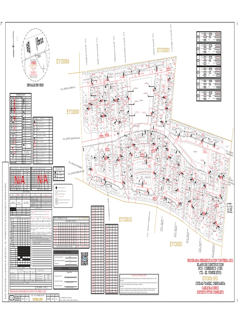 Plano Eyo0011 Red Sec FTTH | PDF