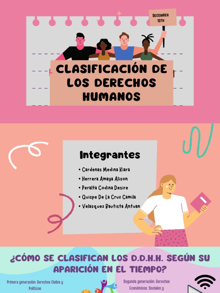 Clasificación de Los Derechos Humanos | PDF | Derechos humanos | Derechos
