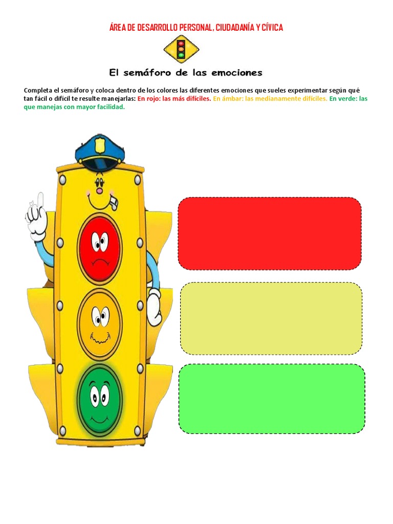 Semaforo De Emociones Pdf