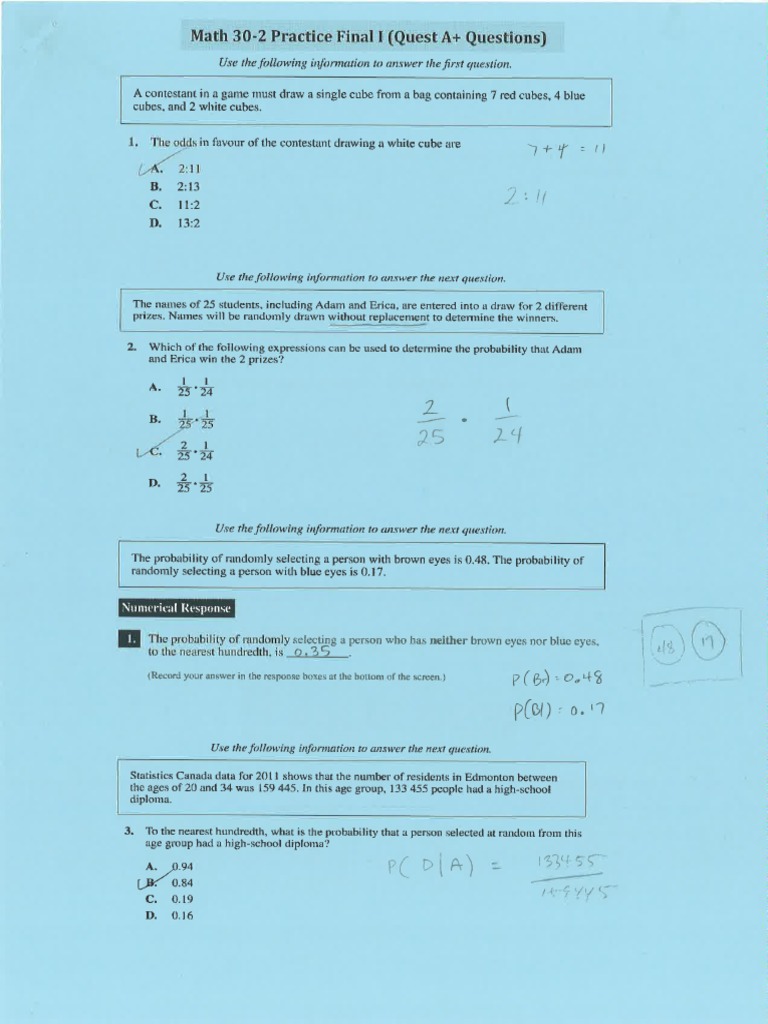 Quest A Plus Solutions | PDF