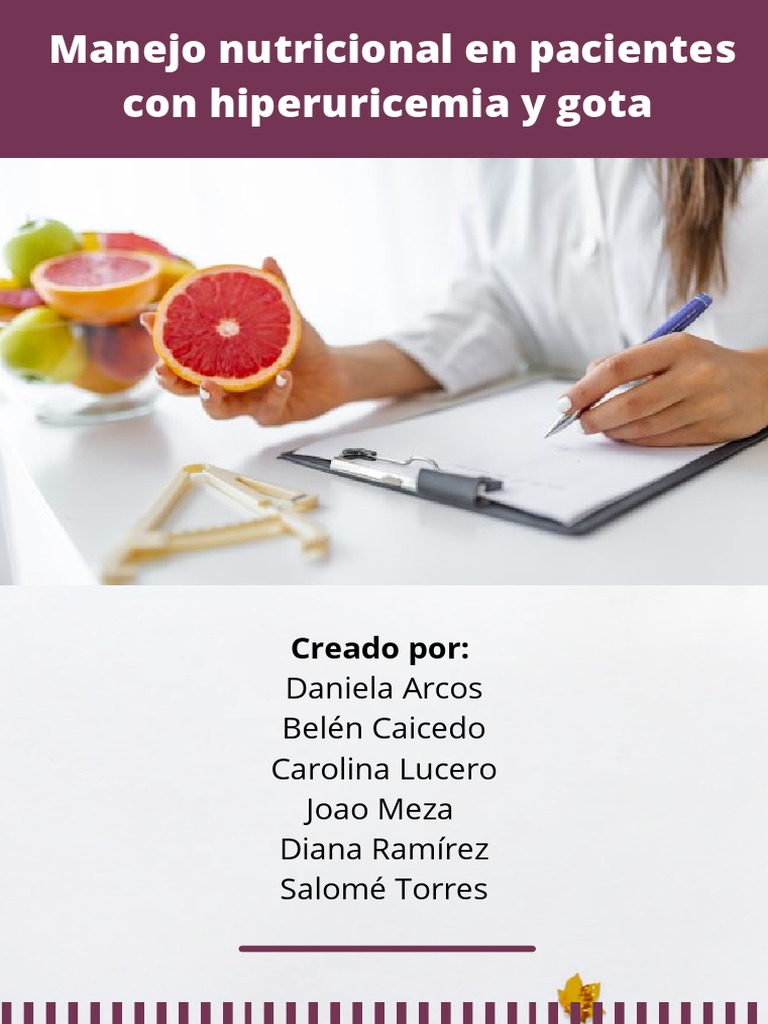Hiperuricemia y Gota | PDF | Gota | Dieta