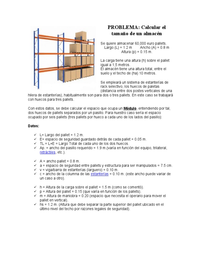 Tamaño Almacencon Racks | PDF | Métodos y materiales de enseñanza