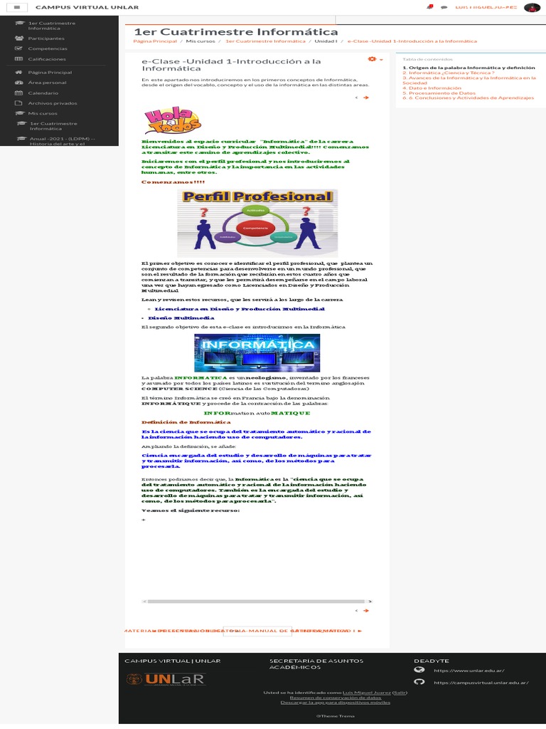 e-Clase -Unidad 1-Introducción a la Informática_ Origen de la palabra ...