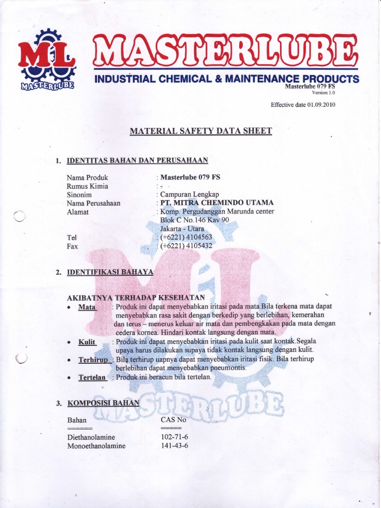 Millsheet ML - 079 FS | PDF