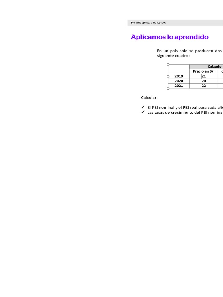 Calculo Pbi Real Y Nominal Pdf Producto Interno Bruto Ciencias