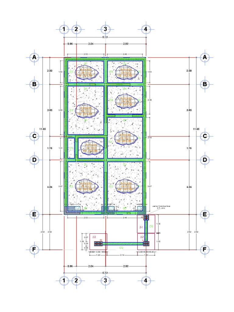 Losa de Cimentación-Modelo | PDF