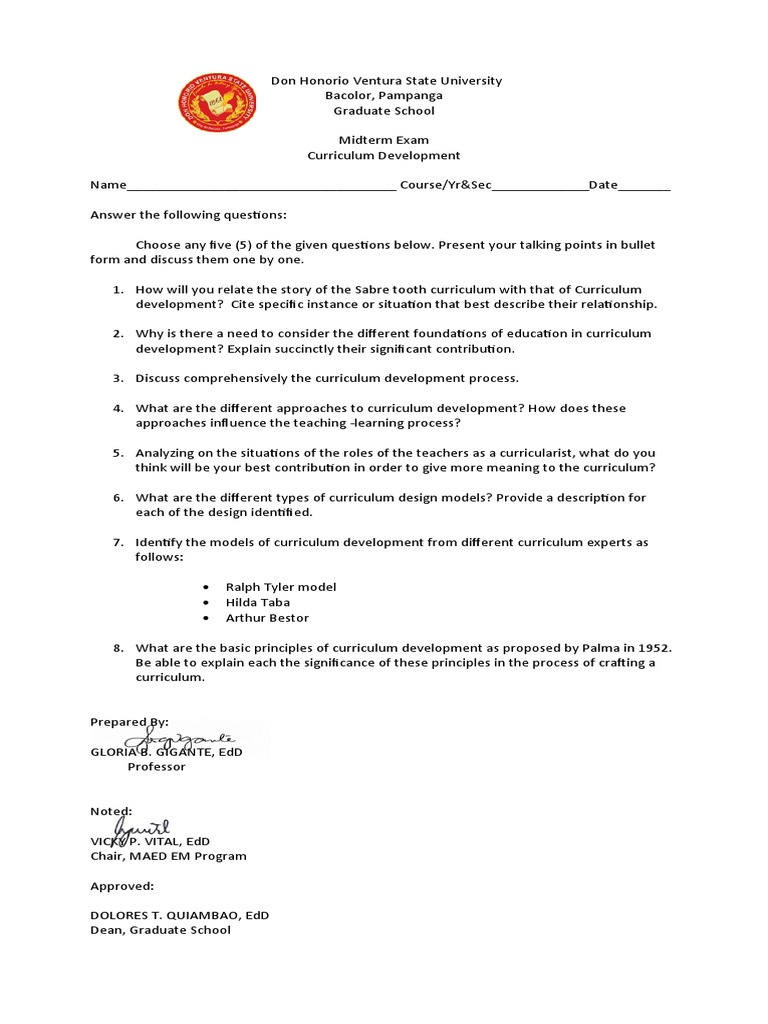 MAED em Mid Term Exam | PDF