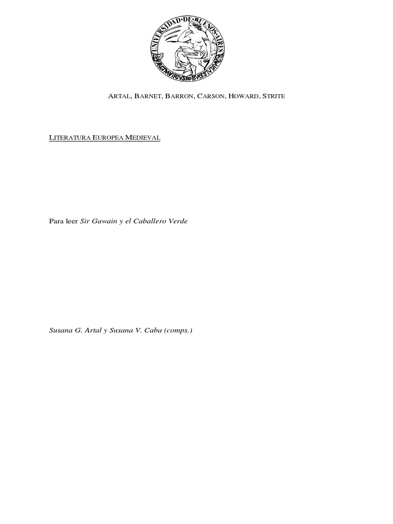 Ficha SGGK | PDF | Caballero verde | Gawain