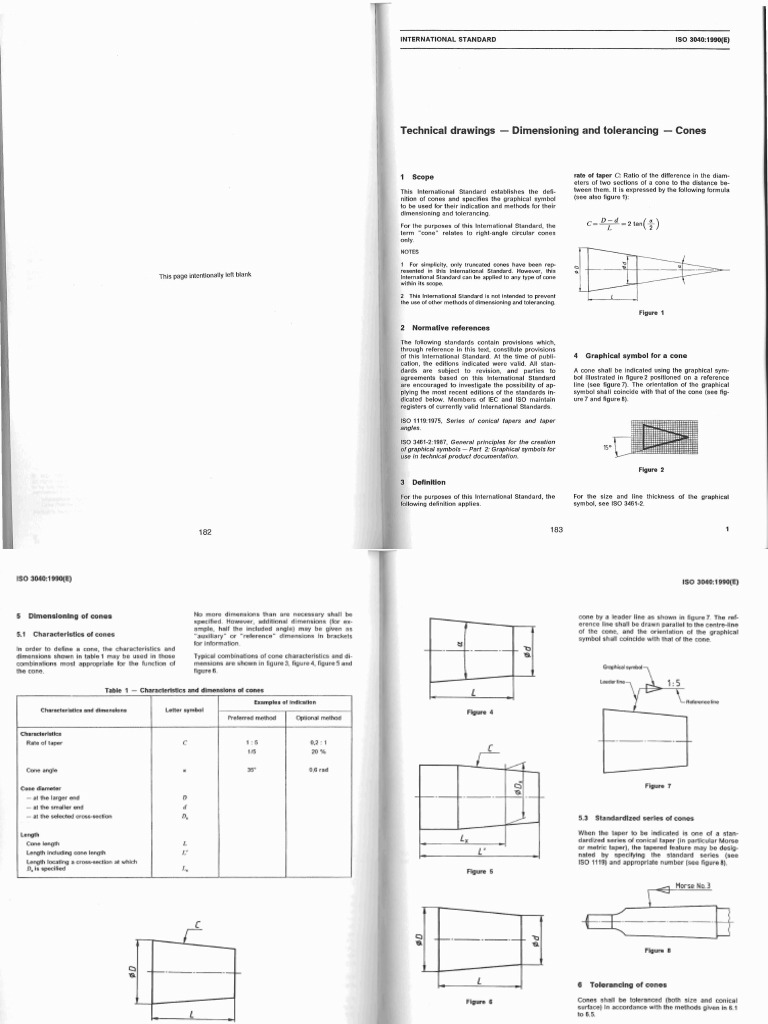 ISO 3040-1990 (Conos) | PDF