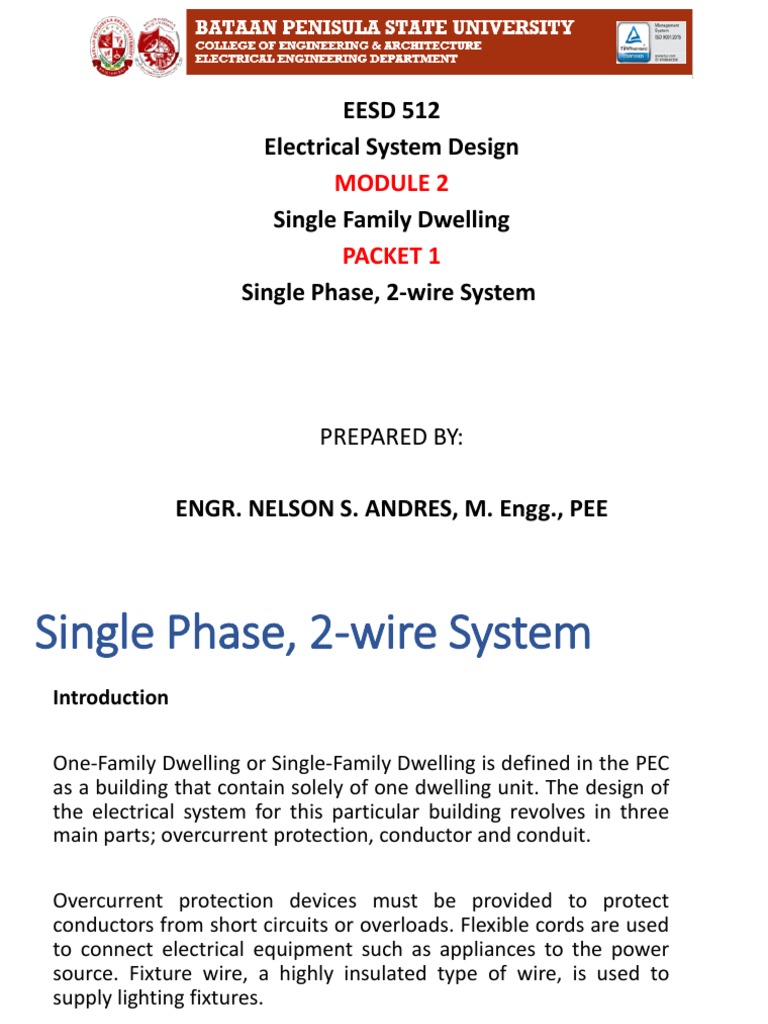 Single-Family Electrical Design Guide | PDF